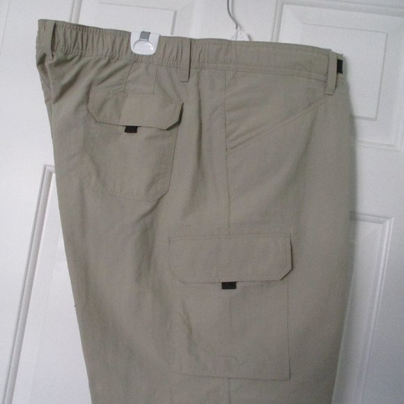 Lands' End | Shorts | Lands End Mens Khaki Nylon Mesh Lined 6pocket ...
